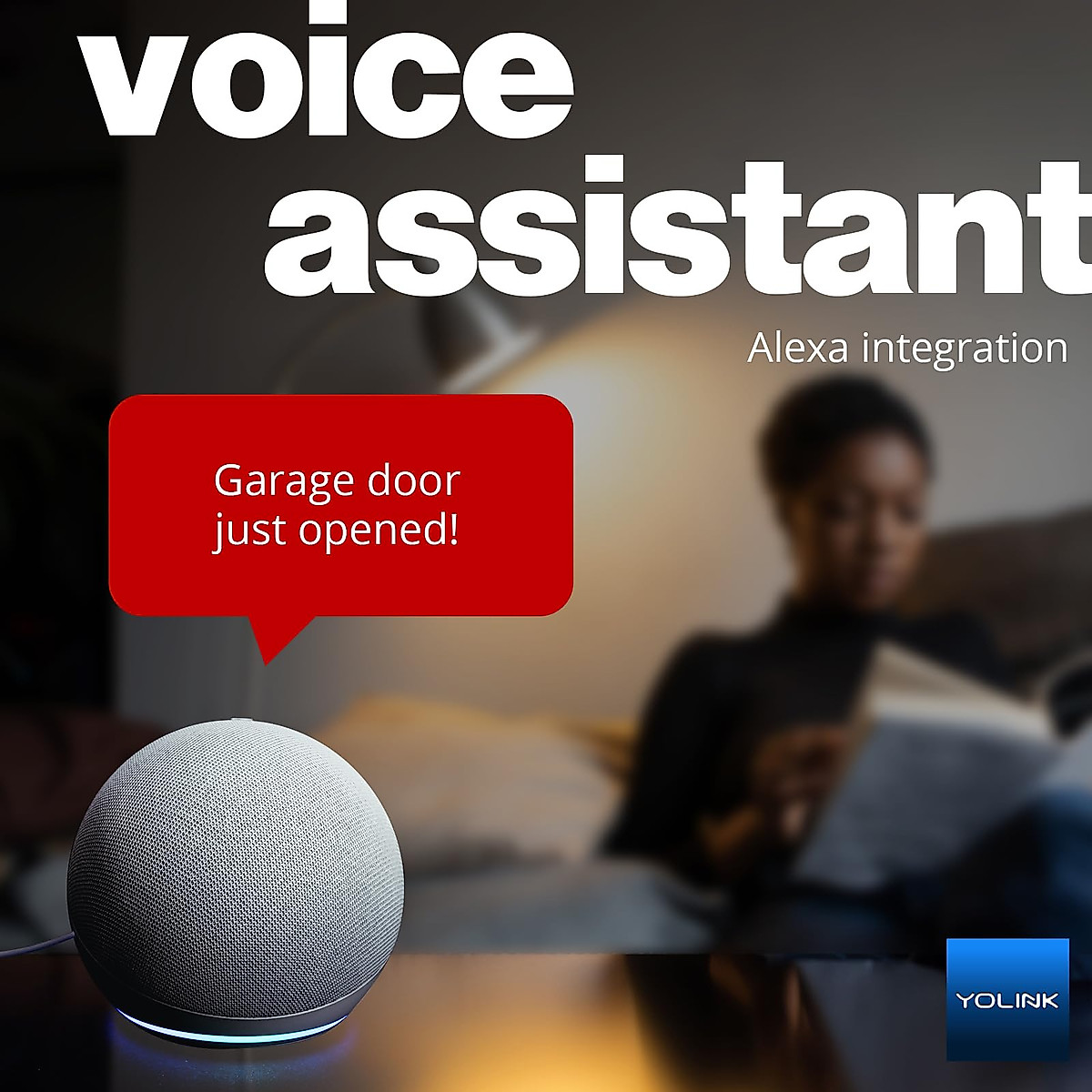 YoLink 1/4 Mile World's Longest Range Smart Wireless Garage Door Opener, App Control, Compatible with Alexa IFTTT, YoLink Hub Required