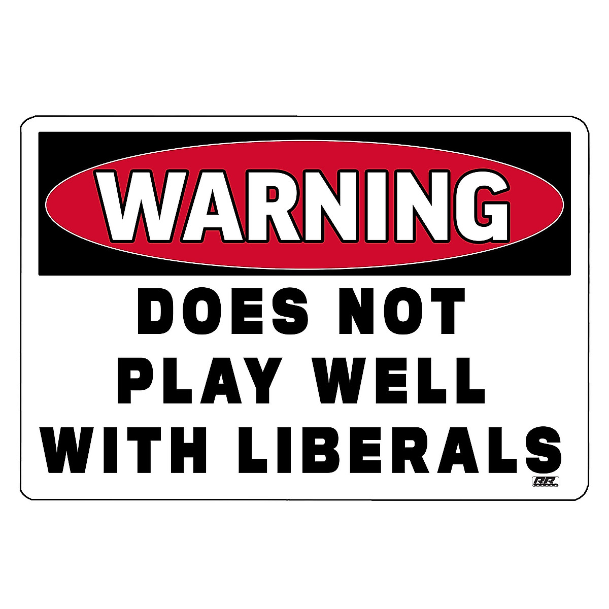 Rogue River Tactical Warning Does Not Play Well with Liberals Gun Cleaning Mat Bench Pad Gift for Gun Owner Conservative or Republican Gift