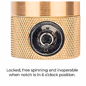 Flow Security Systems | The FaucetLock | Heavy Duty Brass Construction | Prevents Water Theft & Secures Outdoor Bibbs | Promotes Water Conservation | Keyed Randomly | FSS 50 | 1 Pack