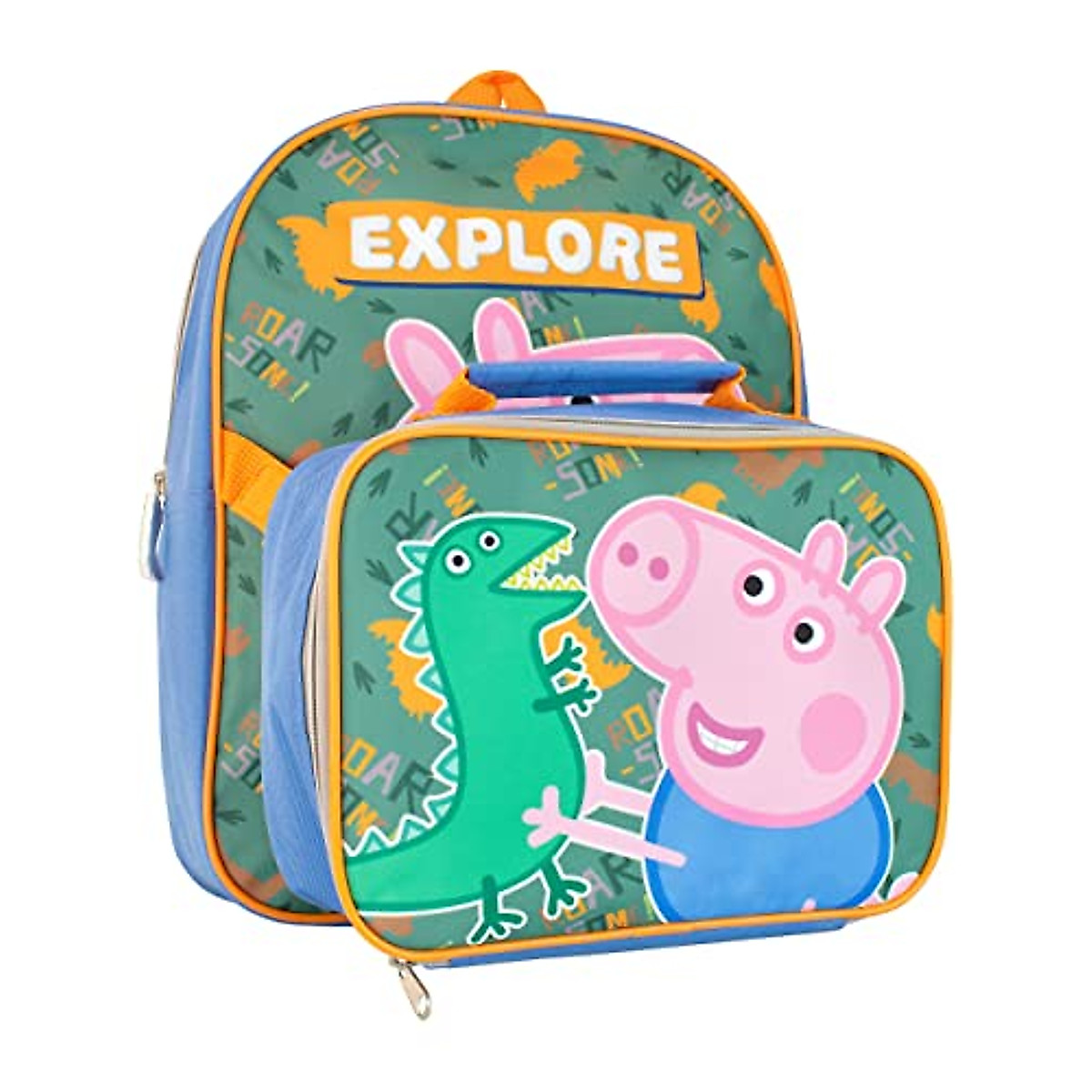 Peppa Pig Kids Backpack George Pig Green