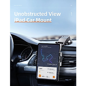 eSamcore Dashboard Tablet Holder for Car Suction Cup Car Mount with Large Clamp for All 6"-11" Apple iPad Samsung Galaxy Tab Tablet