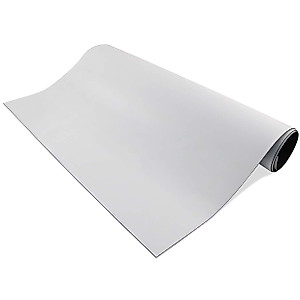 Master Magnetics - B005HY9KDM Magnet Sheet, Magnetic Paper, 12" Wide, 24" Long, White Vinyl Back, 08505