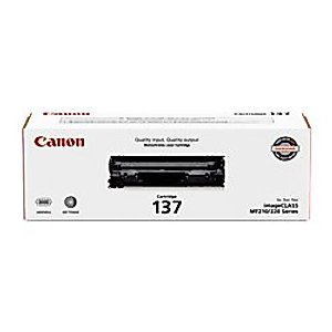 Canon Genuine Toner Cartridge 137 Black (9435B001), 1-Pack ImageCLASS MF212w, MF216n, MF217w, MF244dw, MF247dw, MF249dw, MF227dw, MF229dw, MF232w, MF236n, LBP151dw, D570 Laser Printers