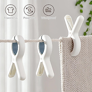 Beach Towel Clips Heavy Duty Plastic Clothes Pins for Beach Chairs Cruise Pool Lounge Set of 6 Outdoor Laundry Clamps for Hanging Clothes DIY Crafts