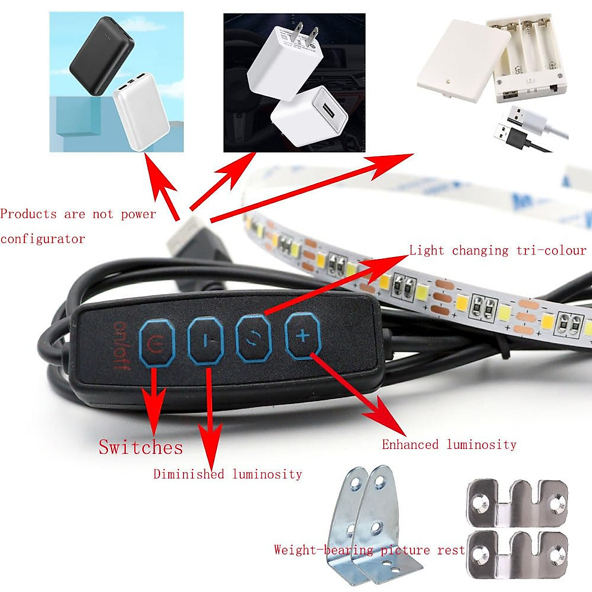 LIZIPAI Display Case for Figures,,Display Case with Shelves ,Minifigure Display Case Comes with Small Pellet Base Plate，Colour Changing Lights，Lockable Removable Shelves Black