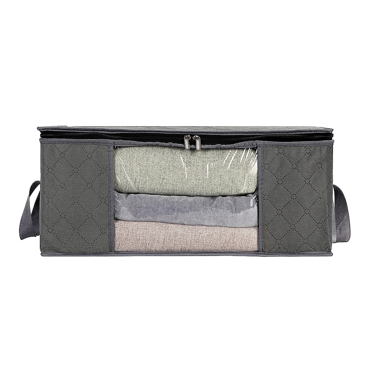 Storage Clothes Bins Closet Bags: Containers Organizer Bag Boxes Clothing Bin Box Container Organization for Organizing Blanket Cloth Pillow Sheet Sweater and Storage Totes Organizers With Lids