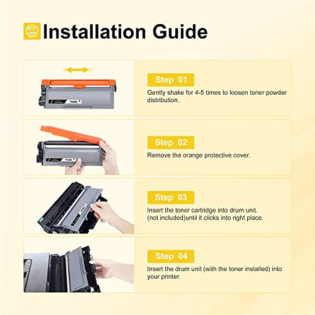 TN660 TN630 Higher-Yield SHEENGO Compatible Toner Cartridge Replacement for Brother TN660 TN-660 for HL-L2340DW HL-L2300D HL-L2380DW MFC-L2700DW L2740DW DCP-L2540DW Printer(TN6602PK) up to 2,600 Pages