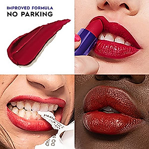 URBAN DECAY Vice Hydrating Lipstick (No Parking - Deep Blue Red - Cream Finish), Creamy Formula, Moisturizing Lip Color with Aloe Vera & Avocado Oil, Vegan, Cruelty-free - 0.11 oz