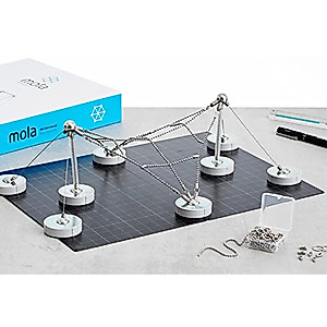 Mola Structural Kit 3 | Magnetic Modular Kit for Engineering and Architecture Education | 205 Pieces + Practical Guide