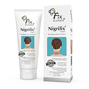 FIXDERMA Nigrifix Cream for Acanthosis Nigricans with Lactic Acid | Dermatologist Tested Retinol Cream | Useful for Dark Body Parts like Neck, Ankles, Armpits & Elbows –3.52 FlOz