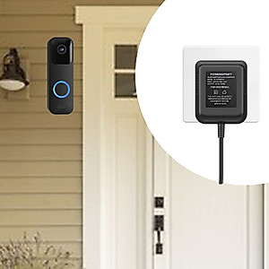 TL-JIYPU 18V 500mA Doorbell Transformer Power Supply Adapter for Nest, Ring Video Doorbell, Arlo, Skybell, Eufy, Nest Hello, Zmodo Smart Doorbell, with 26FT Cord Length