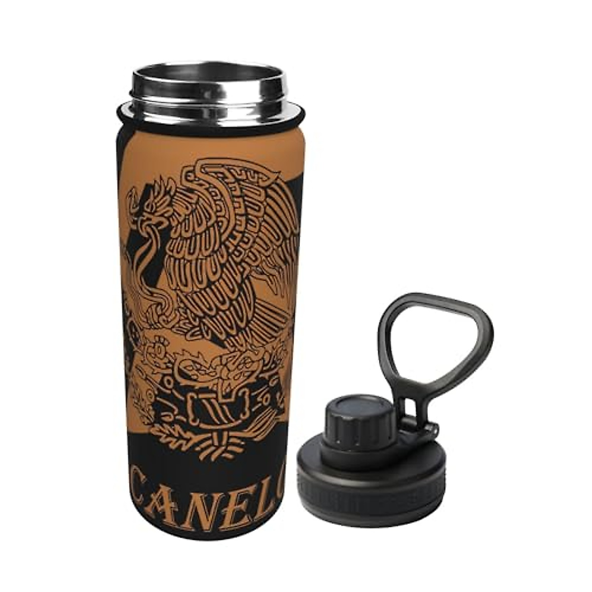 Eevikion Canelo of Alvarez Stainless Steel Insulated Tumbler Sports Water Bottle Hot and Cold Travel Cup 18oz