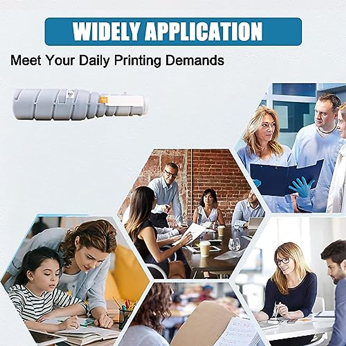 RIOMAN TN217 Toner Cartridge High Yield Replacement Compatible for Konica Minolta TN217 Toner Cartridge Work for Konica Minolta Bizhub 223 283 7828 Printers