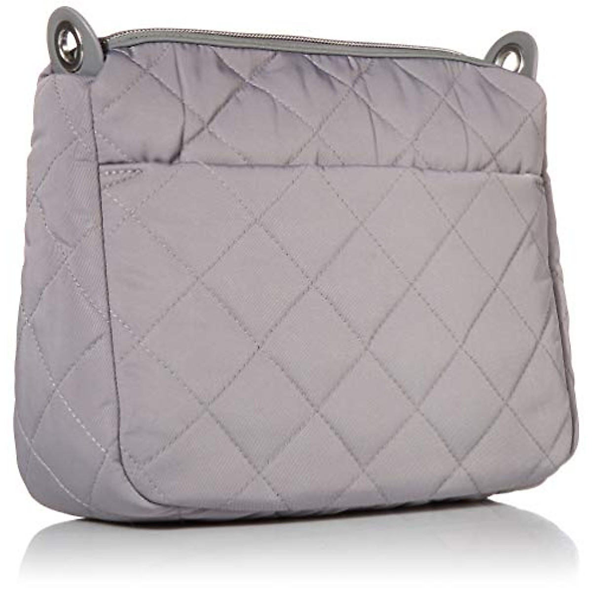 Vera Bradley Women's Performance Twill Carson Mini Shoulder Bag Crossbody Purse, Tranquil Gray, One Size