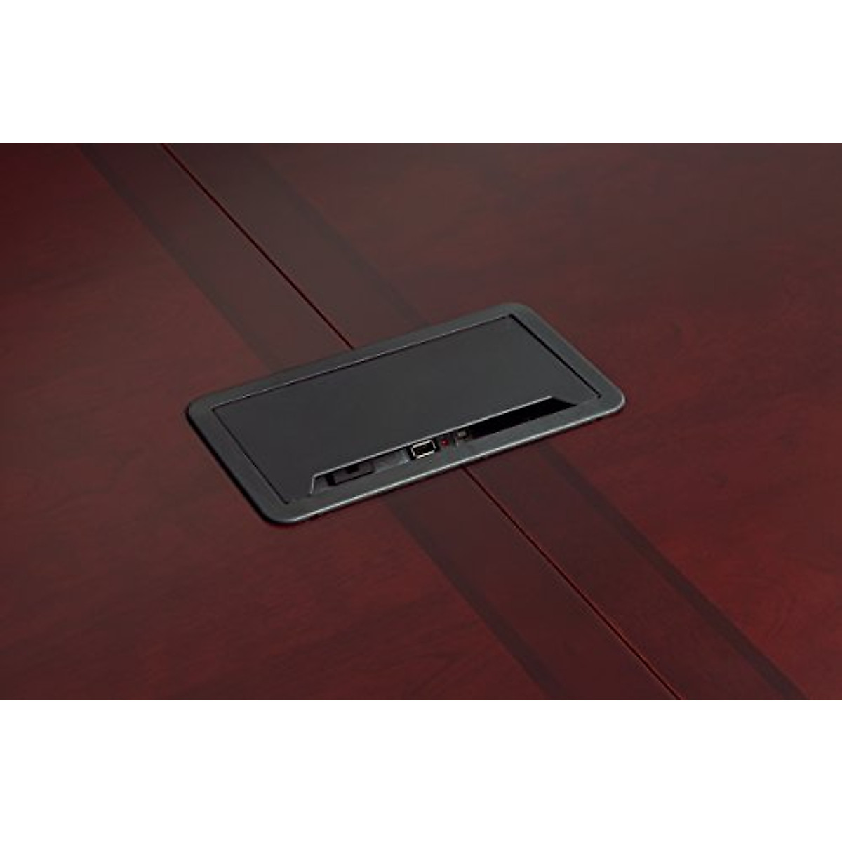 Regency Prestige 96 by 48-Inch Conference Table with Power Data Grommet, Mahogany