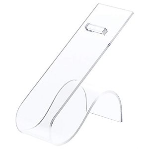 Plymor Clear Acrylic Shoe Rest, 2" W x 4.5" D x 4.75" H (Fits Most Women's & Children's Shoes)