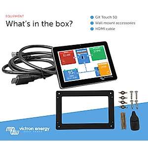 Victron Energy GX Touch 50, Display Screen for Cerbo GX (Waterproof)