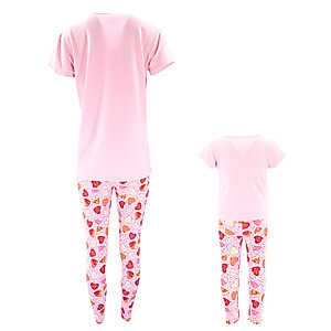 Unique Baby Mommy and Me Valentines Day Heart Cookie Matching Outfits (Md, Pink)