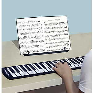 11x6 Inches Desktop Piano Music Sheet Holder Foldable Music Sheet Stand Adjustable Book Reading Stand