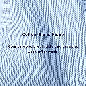 French Toast Big Boys Short Sleeve Pique Polo, Burgundy, X-Large/14/16