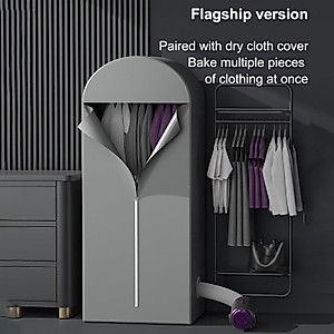 Mini Dryer, Portable Clothes Dryer for Apartments, Portable Small Mini Dryer Machine, Travel Clothes Dryer, Suitable for Swimwear, Panties, Underwear, Baby and Pet Clothes (Yellow,Flagship version)