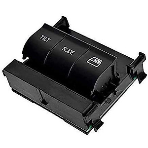 Overhead Console Switch (Rear Sliding Window Switch, Sunroof Switch) *Three Buttons* Replacement for 2011-2017 Ford F150 F250 F350 F450 F550, Replaces 9L3Z-15B691-DA, 71712