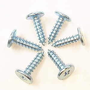 50 PSC Carbon Steel Flat Head Tapping Screw, is Not Easy to Rust, Screw 1/2 Inches Long