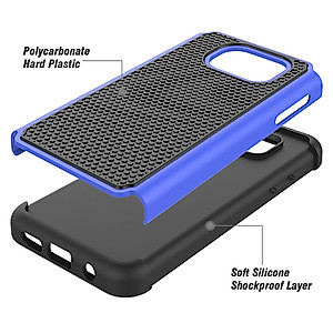 Galaxy S7 Case, SYONER [Shockproof] Defender Protective Phone Case Cover for Samsung Galaxy S7 (5.1", 2016) [Blue]