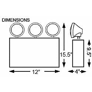 3-Lamp New York City Emergency Light