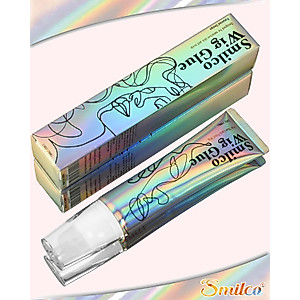 Wig Glue for Front Lace Wig-Smilco 2.6 OZ Waterproof Lace Front Glue Invisible Bonding Strong Hold Lace Wig Glue for Poly and Lace Hairpiece, Wig, Toupee Systems, Lace Glue Hair Replacement Adhesive