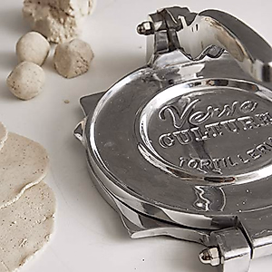 Verve Culture 8.5'' Tortilla Press/Homemade Tortilla Maker/Handmade Aluminum Tortilla Press