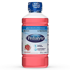 Pedialyte Oral Electrolyte Solution - Strawberry - 1 lt (Strawberry, 1 pack)