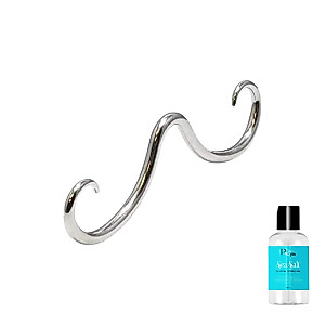 BodyJewelryOnline Surgical Steel Septum Mustache Nose Ring 16 Gauge, Septum Mustache Nose Ring