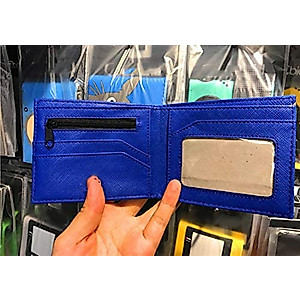 CALM PLANET Game Men'S Coin Purse DualShock Joystick Leather Bi-Foid Wallet, Large-Capacity Portable Controller Id Card Holder -04