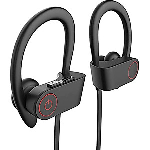 Xicks Bluetooth Headphones CVC 6.0 Noise Cancelling with Microphone Bass HD Stereo Bluetooth Earphones Gym Sports Wireless Earbuds