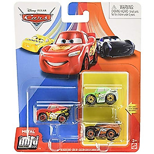 Mattel Pixar Cars Mini Racers XRS Racers Brick Yardley Tim TREADLESS GKG63