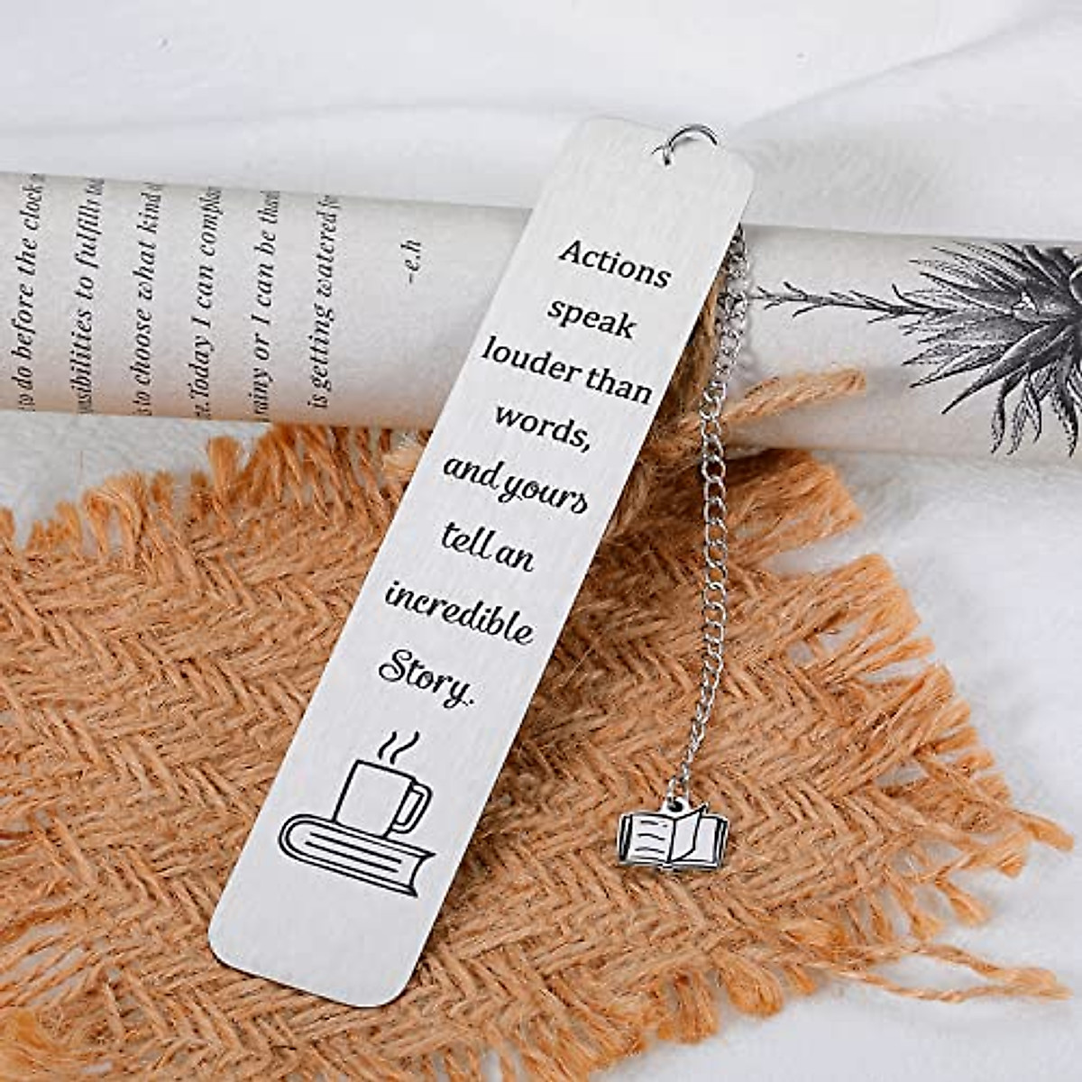Teacher Appreciation Gifts for Women Men Thank You Gifts for Teacher Coworker Retirement Graduation Gifts for Student Inspirational Bookmark for Kids Teens Girl Boy Reading Gifts for Book Lovers