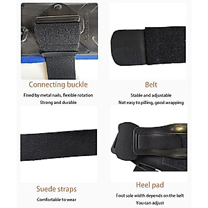 WILLQ Ankle Support Brace with Strap Ankle Stabilizer Support Lace-up Brace for Pain Relief Injury Recovery Strain or Sprain Resists Inversion and Eversion Normal Flexion Extension