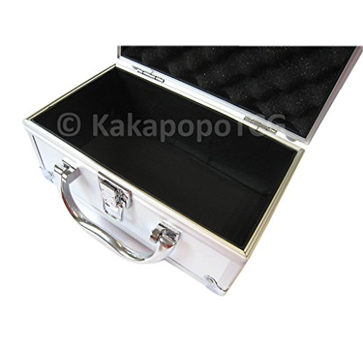 KakapopoTCG D3 Silver Metal Storage Carry Case Cube Trading Cards Deck Box Toploader TCG Protector Sleeve Card Game MTG Magic YGO Commander EDH FaB TCG PTCG