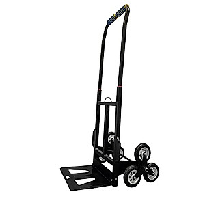 HongK- Motorcycle Portable Stair Climbing Folding Cart Climb Hand Truck Dolly All Terrain Stair [P/N: ET-TOOL043-BK]