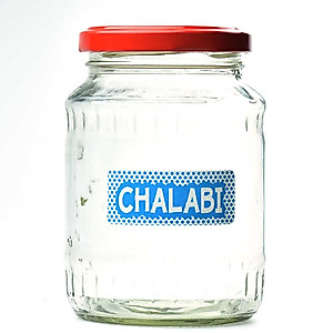 Kosher Kitchen Stickers. Labels with Self Adhesive for Jewish Kitchen Accessories. 20 Chalabi Blue, 20 Basari Red, 16 Parve Green. Sheet of 56 pcs. of Different Sizes and Shapes