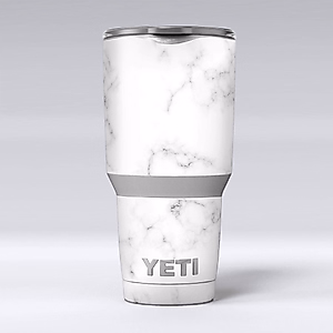 Design Skinz Slate Marble Surface V55 - Skin Decal Vinyl Wrap Kit Compatible with The Yeti Rambler Cooler Tumbler Cups