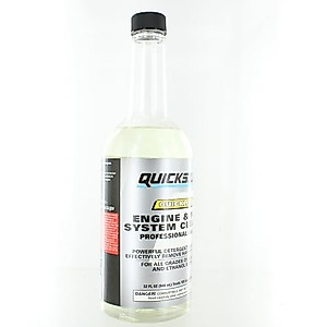Quicksilver 8M0058681 Quickleen Engine and Fuel System Cleaner, 32 Oz.