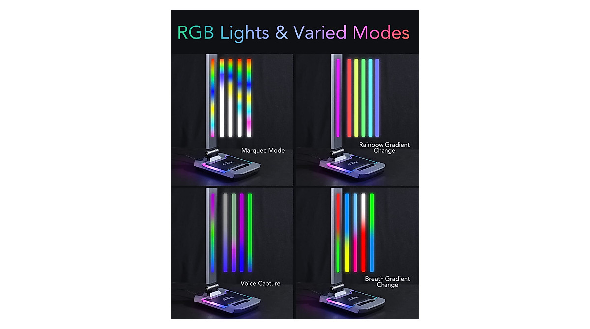 WILIT LED RGB Gaming Desk Lamp - Dynamic & Stylish Lighting