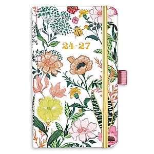 2024-2027 Pocket Planner/Calendar - 3 Year Monthly Planner 2024-2027, Jul 2024 - Jun 2027, 3.8" x 6.3", Small/Purse Planner 36 Months with Pen Holder, Inner Pocket, Elastic Closure and 61 Notes Pages