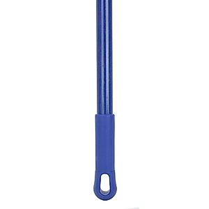 SPARTA 369475EC14 Fiberglass Mop Handle, Jaw Style Mop With Swivel Hang Up Cap For Cleaning, Commercial, Residential, 60 Inches, Blue