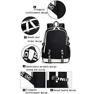 FDGDFG Marijuana Lick Weed Leaf American Flag Patriopotic LOVE Smoking Need Weed 420 Backpack Laptop With USB Port Unisex (Black7)