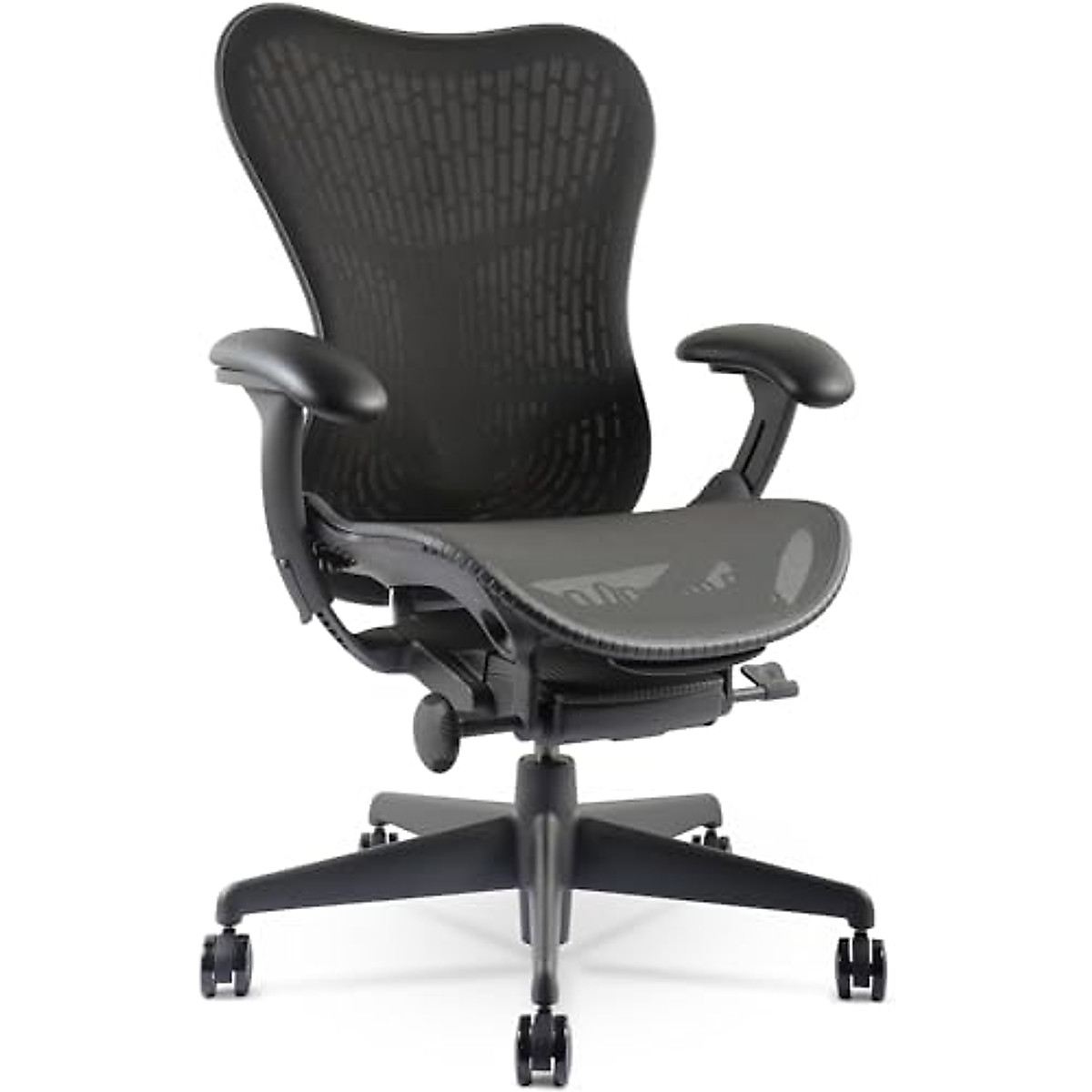 Herman Miller Mirra 2 Chair - Fully Adjustable Arm Seat Depth Tilt Tension Control Mesh Backrest Lumbar Support - Repackaged Home Office Desk Chair