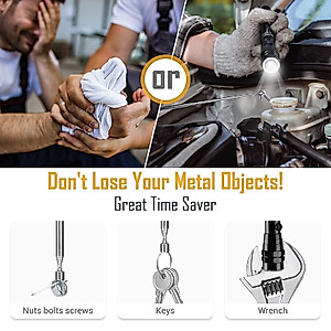 Funny Gaming Socks and LED Telescoping Magnet Pickup Tool Set with Lights - Stocking Stuffers Gifts for Women Teenage Boy Girl