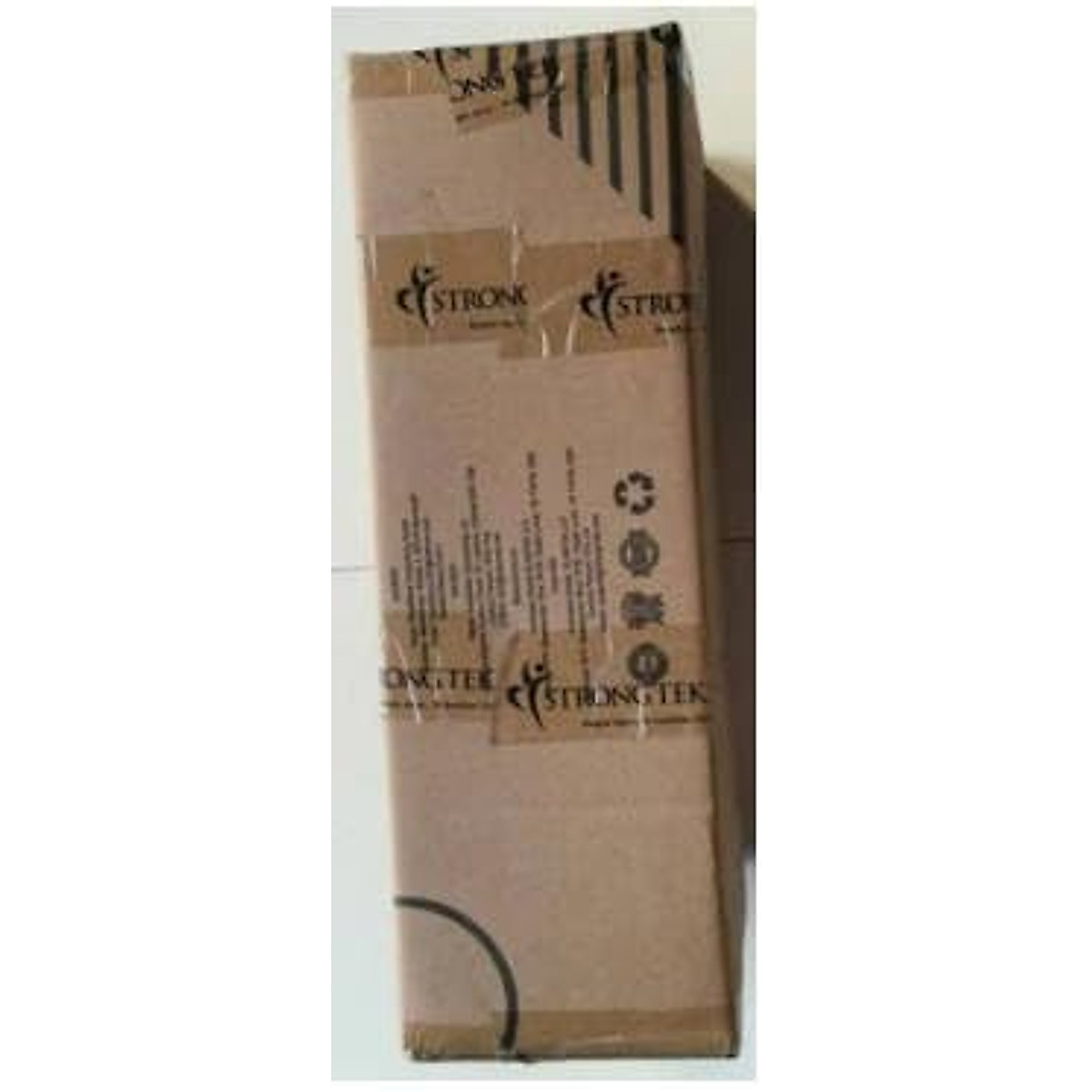 StrongTek Under Desk Footrest, Slanted Non-Slip Wooden Step Stool for Home and Office Chairs, Portable Ergonomic Posture Support for PC Gaming or Work Standing Desks